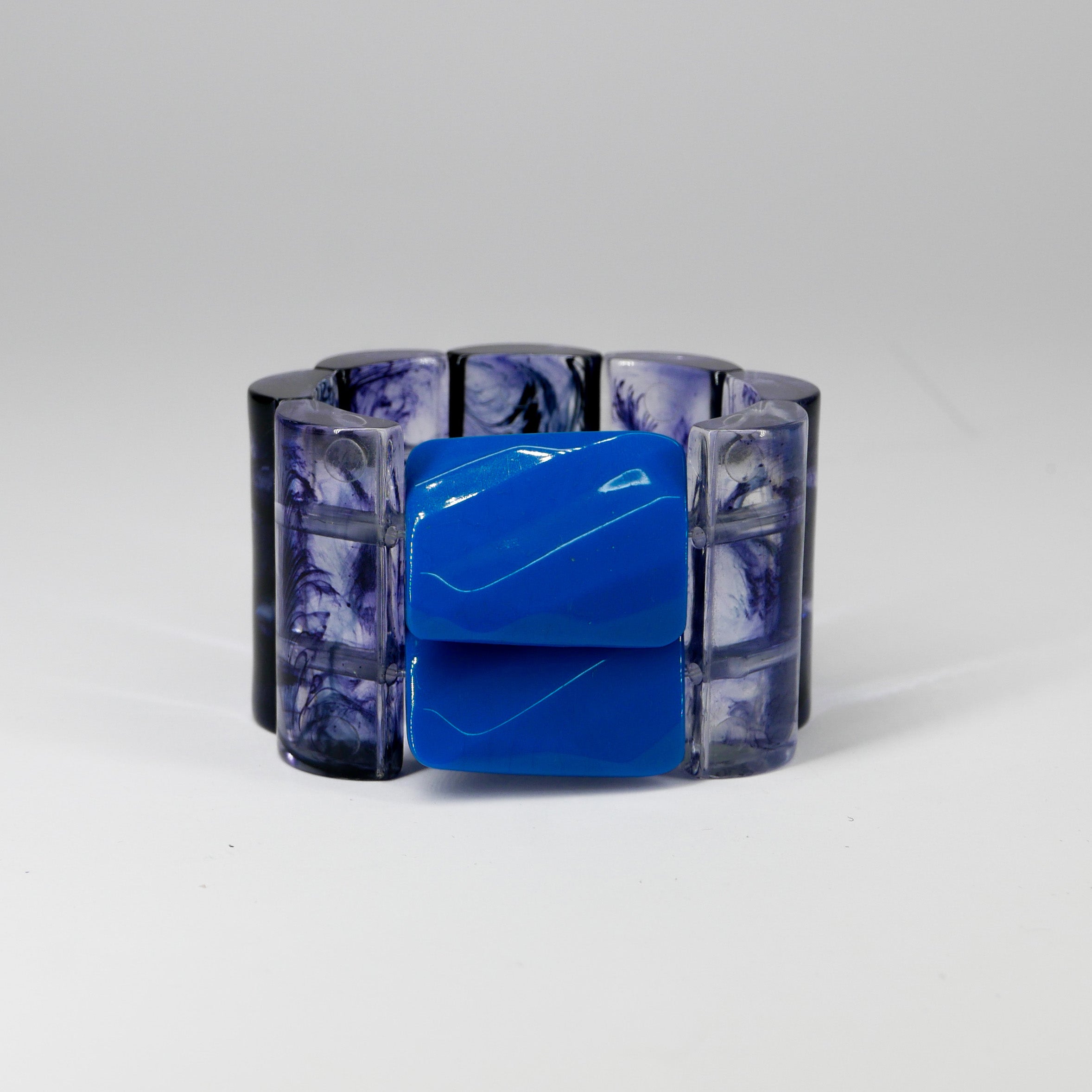 Coca Transparent Black with Blue – Michaela Malin